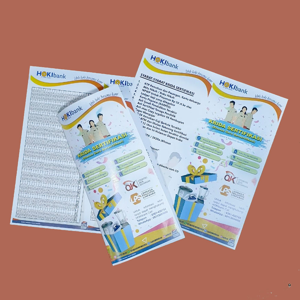 DIGIBALI - Percetakan & Produksi - Cetak Brosur 21 x 21 cm - Bali