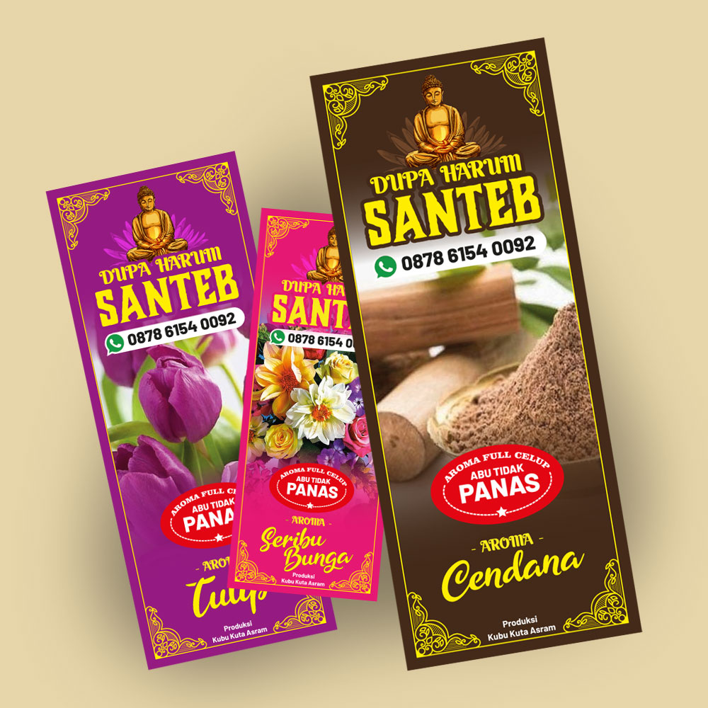 Label Dupa - Printing Bali - Murah dan Berkualitas - DIGIBALI